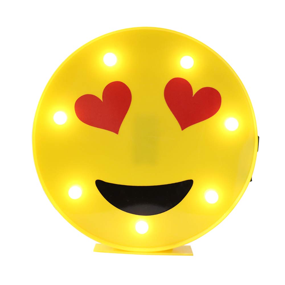 Buy DELICORE Marquee Emoji Sign Funny LED Table Lamps Night Lights for ...