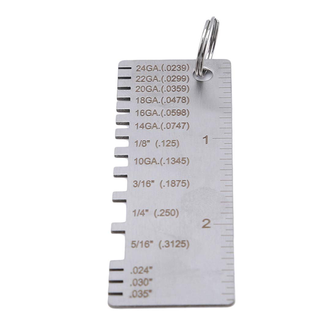 Buy lehao Sheet Thickness Gauge Welding Gage Plated Size Inspection ...