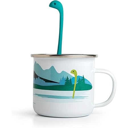 Amazon.com: OTOTO Baby Nessie Loose Leaf Tea Infuser (Green) - Dinosaur ...