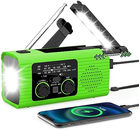 Amazon.com: NITIGO Radios for Emergency, Multifunction Solar Charger ...