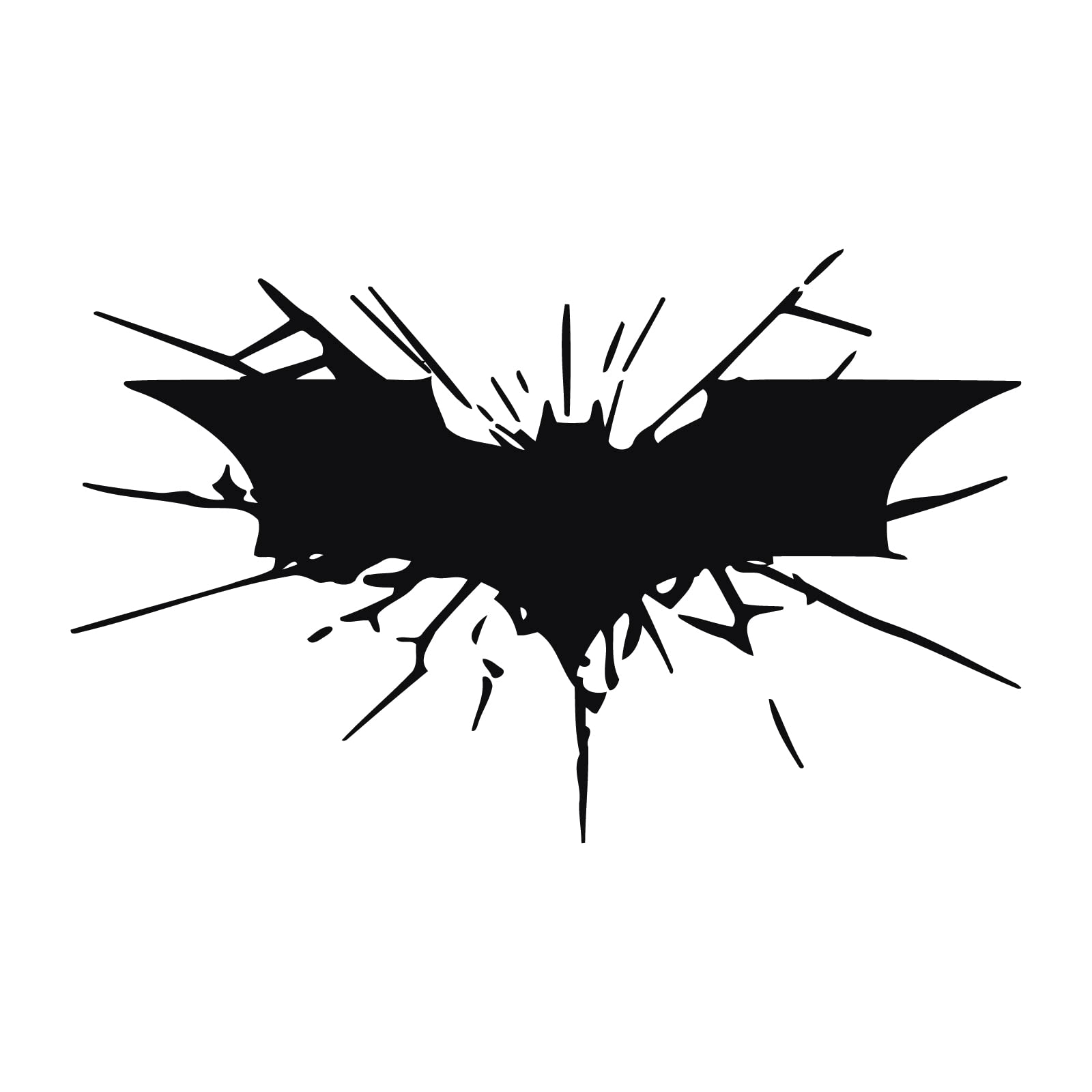 Shattered Bat Logo Broken Bat Vector Images (over 530)