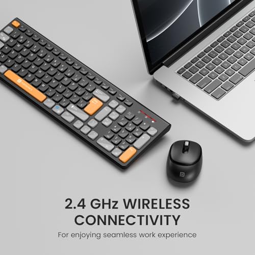 Portronics Key7 Combo Wireless Keyboard & Mouse Set with Copilot AI, 2. ...