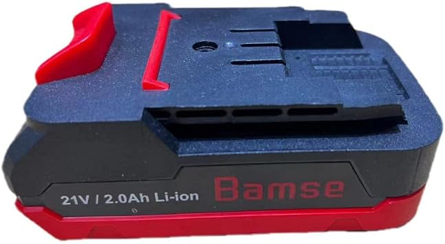 21V 2.0AH Battery, Lithium-Ion Replacement Battery for Bamse Chainsaw ...