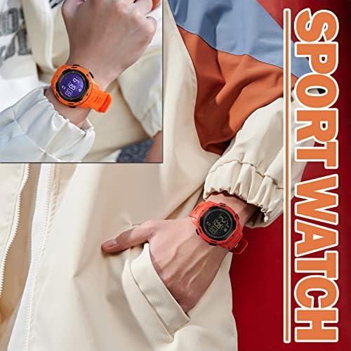 Mens Digital Watch Military Watches for Men Step Calorie Counter Watch ...