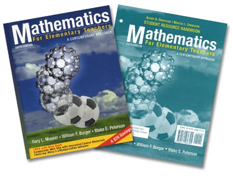 Mathematics for Elementary Teachers with Student Resource Handbook Set ...