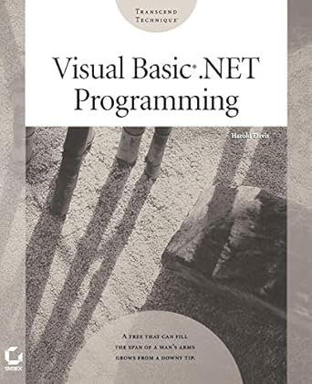 Visual Basic .NET Programming: Davis, Harold: 0025211440384: Amazon.com ...