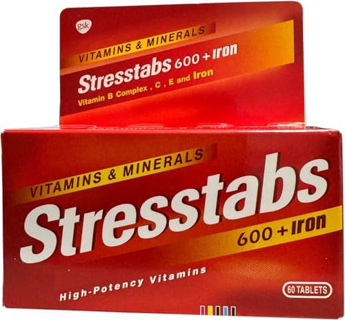 Amazon.com: Stresstabs 600 + Iron 60 Capsules. : Health & Household