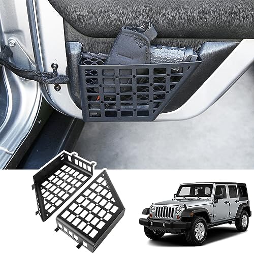Amazon.com: Guina Rear Door Storage Box Compatible with Jeep Wrangler ...