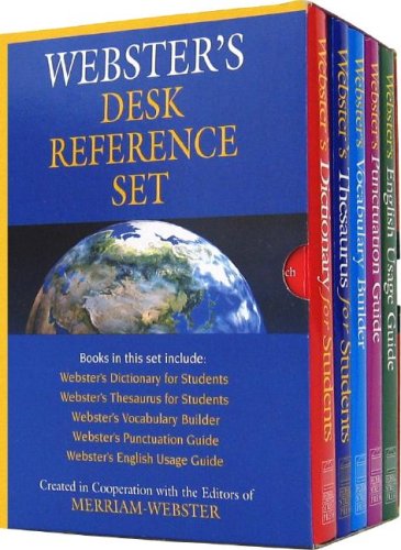 Webster's Desk Reference Set: Merriam-Webster: 9781596950184: Amazon ...