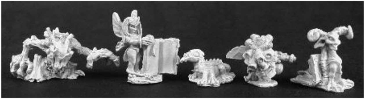 Amazon.com: Reaper Miniatures Familiars II Miniature 25mm Heroic Scale ...