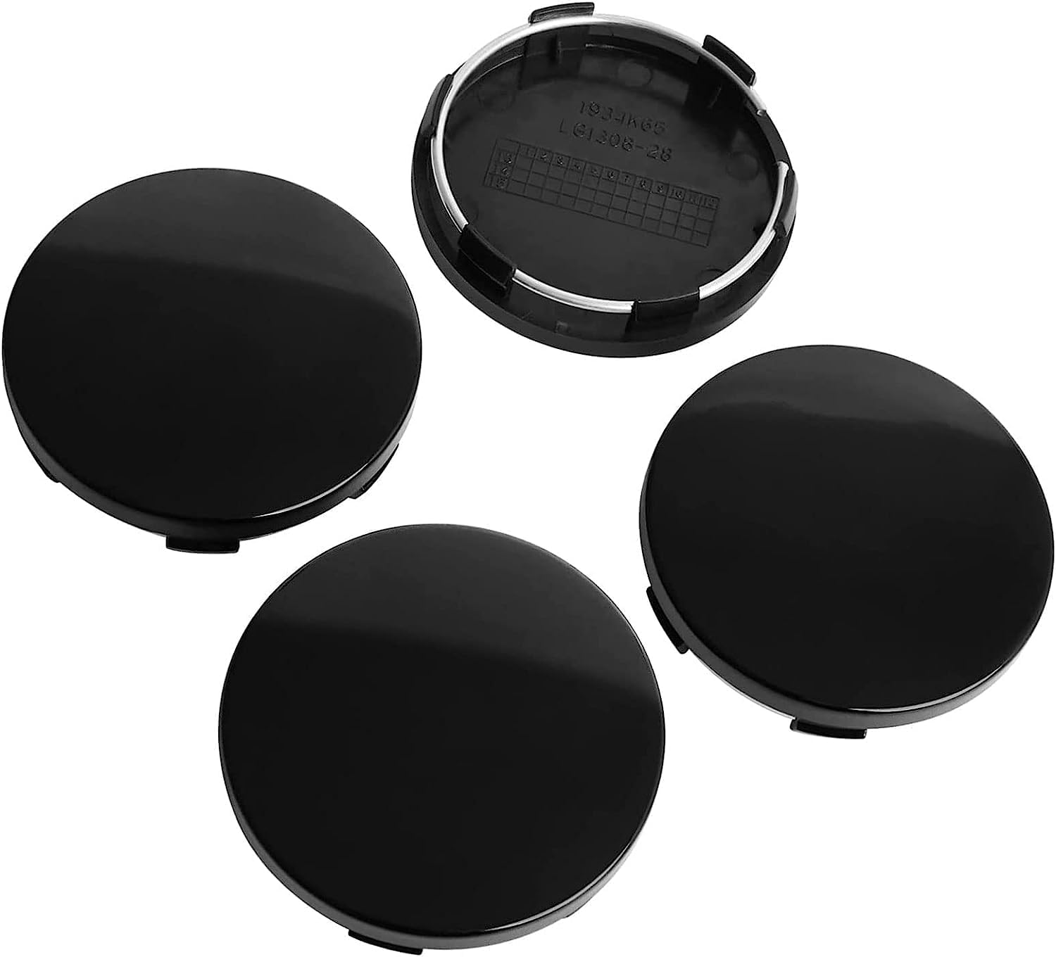 Amazon.com: Suleto Car Wheel Center Cap Kit Outer 65mm 2.56 inches ...