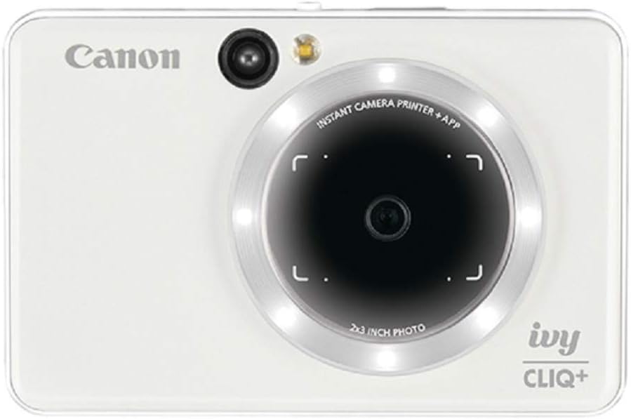 Amazon.com: Canon Ivy CLIQ+ Instant Camera Printer,Smartphone Photo ...