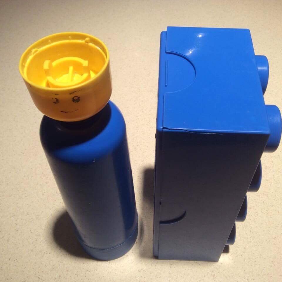 Amazon.com: LEGO Drinking Bottle, Blue : Toys & Games