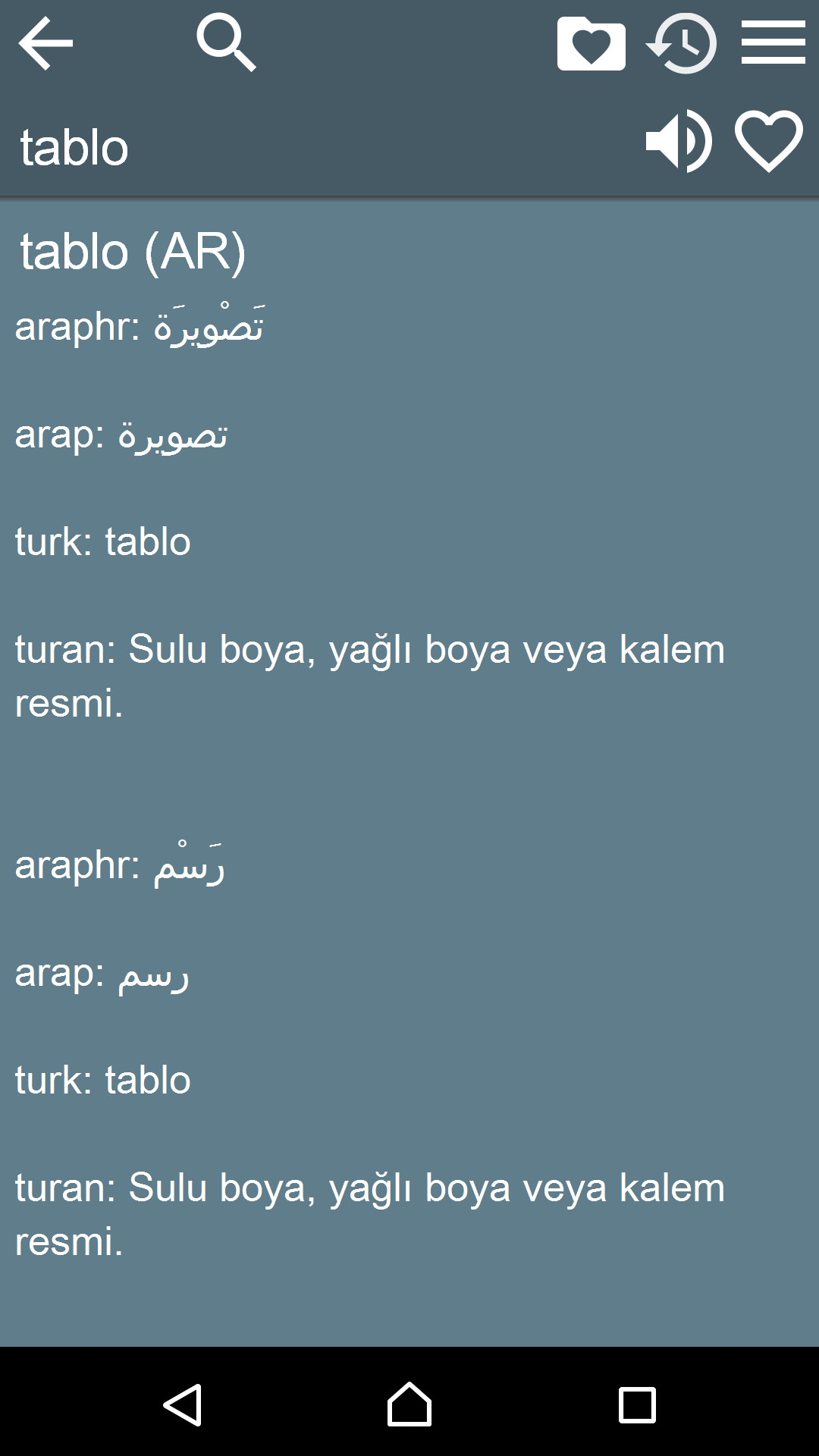 Arabic Turkish Dictionary Free - App on Amazon Appstore