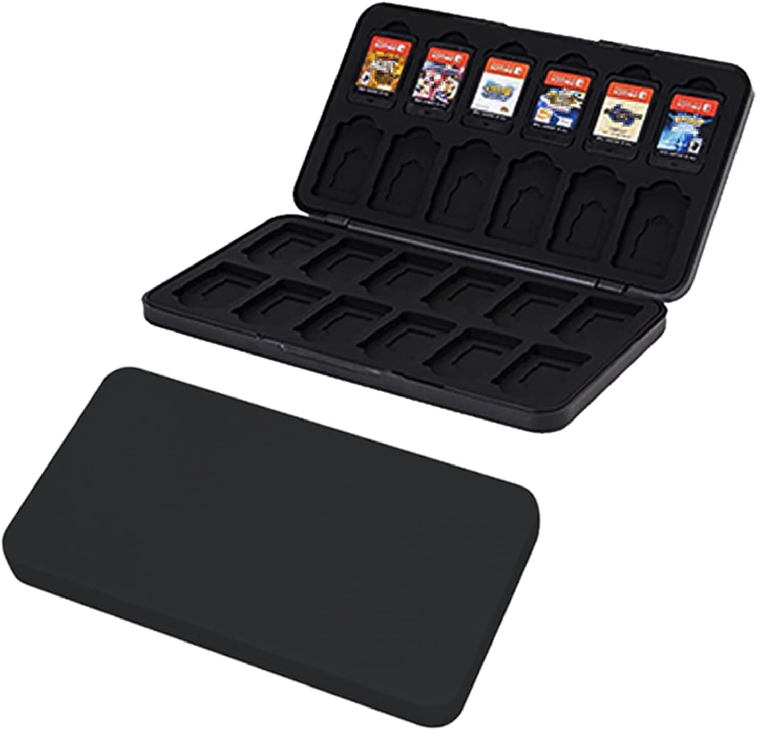 Amazon.com: YATELAN 24-Slot Switch Game Case Holder with 24 Cartridge ...
