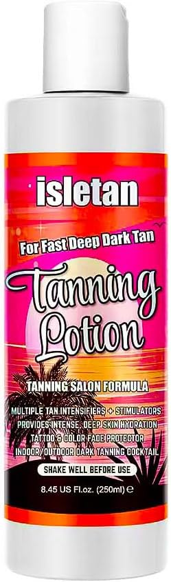 Amazon.com : isletan Sunbed Tanning Lotion, Tanning Lotion For Tanning ...