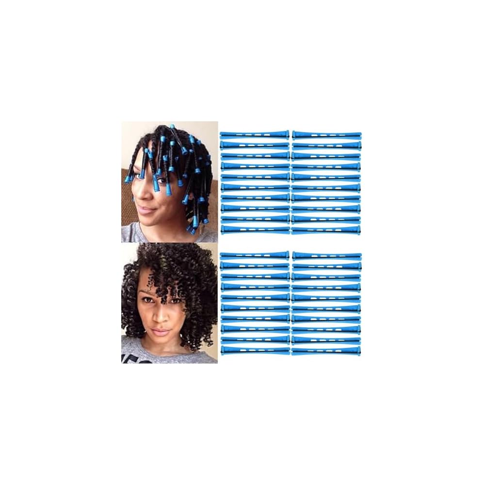 40Pcs Small Perm Rods for Short Hair Blue Cold Wave Italy | Ubuy
