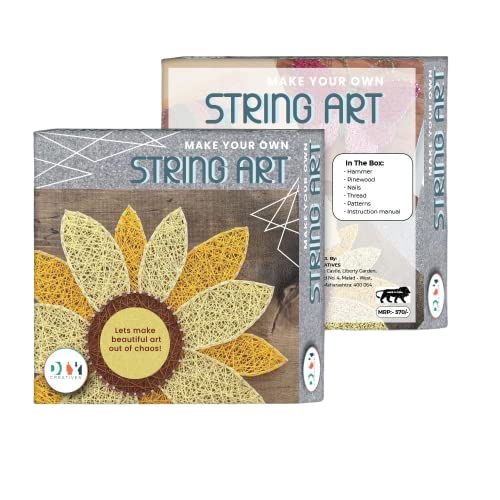 DIY - CREATIVES - String Art,Wool, Multicolor : Amazon.in: Toys & Games