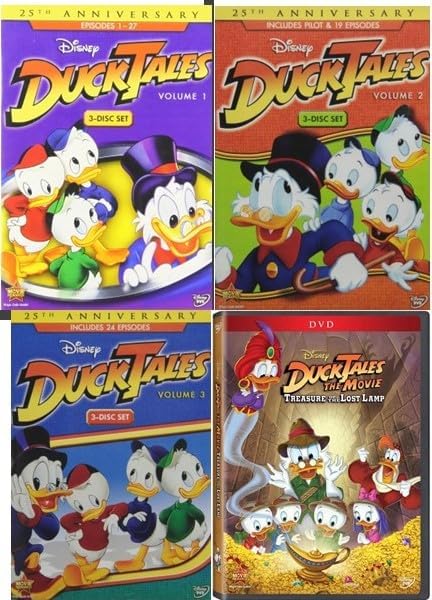 Amazon.com: DuckTales Volume 1-3 plus TREASURE OF THE LOST LAMP [ 4 ...