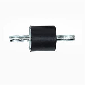 Amazon.com: VORNEL Isolator Bushing 1pcs Threaded Rubber Mounted Shock ...