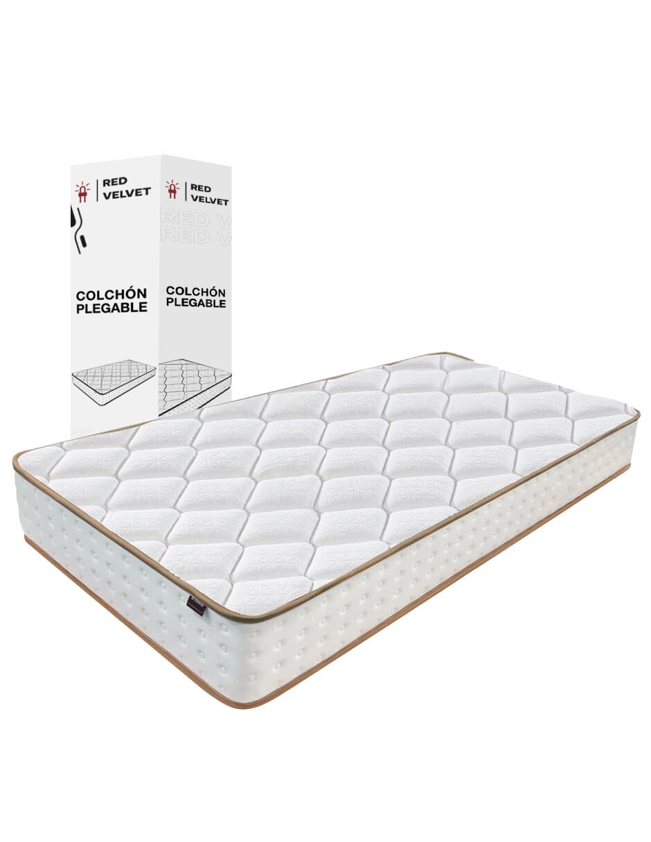 Red Velvet Colchón Individual Ortopédico - Resortes de Acero Templado y ...