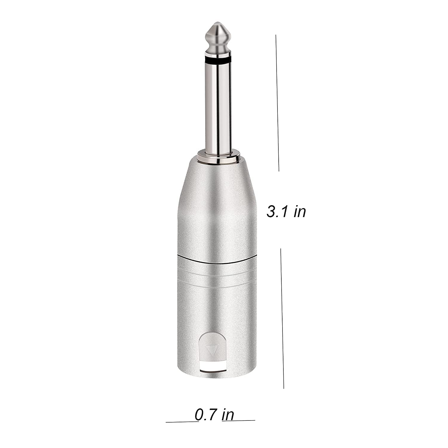 Mr. Gadget’s Solutions 1/4″ TRS to XLR Adapter, Balanced Quarter Inch 6 ...