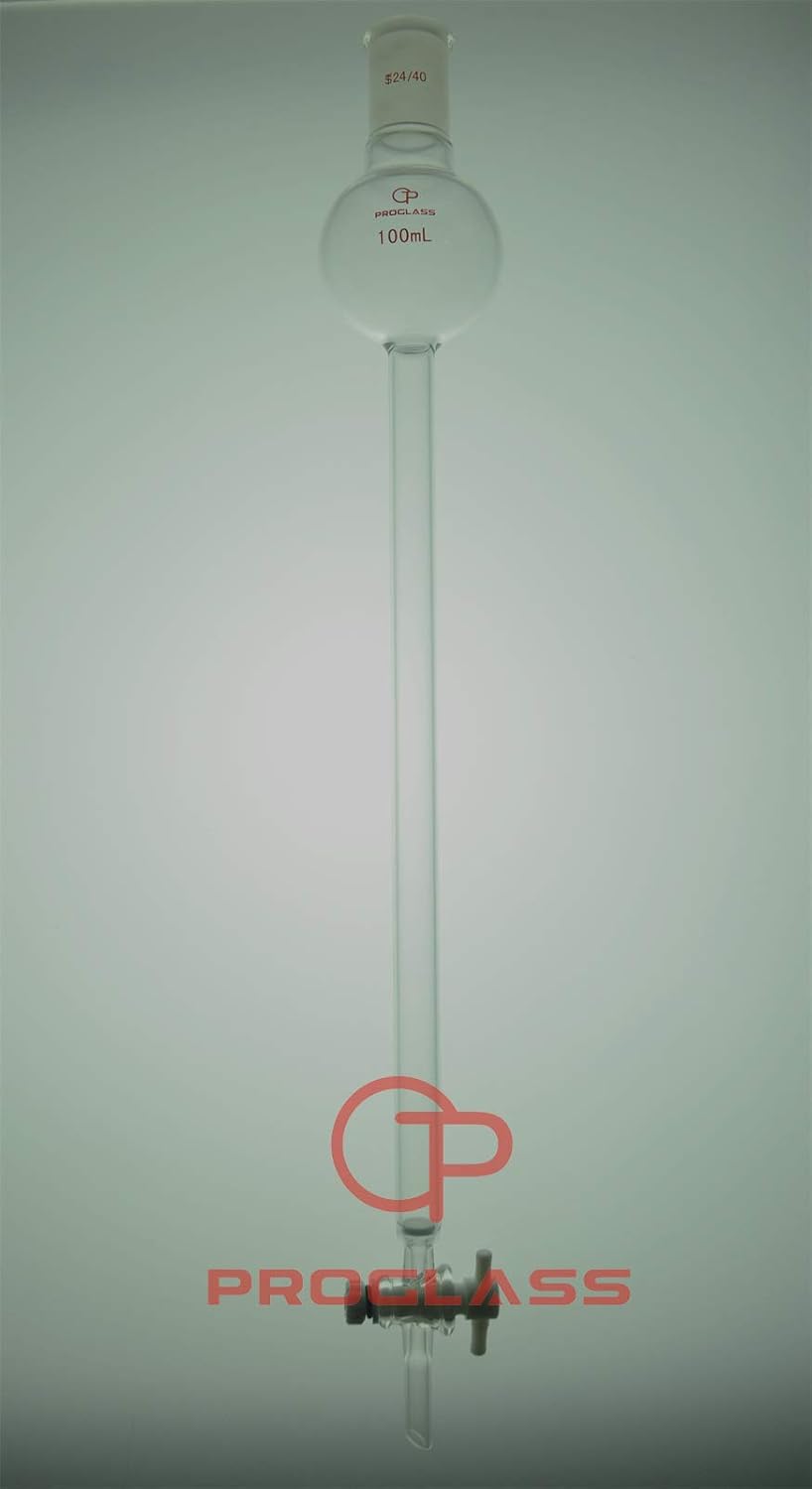Proglass Fritted Chromatography Column 16mm=OD 100mL Flask 24/40 Joint ...