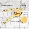 Amazon.com: Lemon Squeezer, Heavy Duty Zinc Alloy Manual Citrus Juicer ...