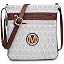 MARCO M KELLY Crossbody Bags for Women Travel Vegan Leather Multi Zip ...