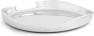 Amazon.com: nambe Billow Round Tray | 13 Inch Serving Platter for ...