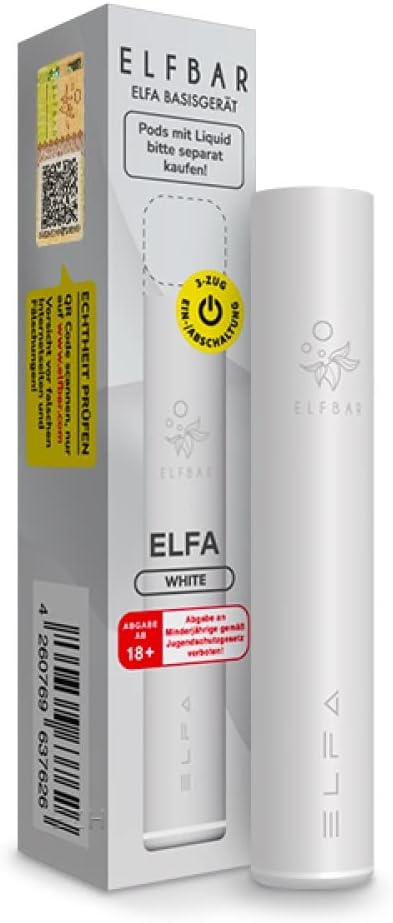 ELFBAR Elfa CP 500 mAh (weiß) : Amazon.de: Drogerie & Körperpflege