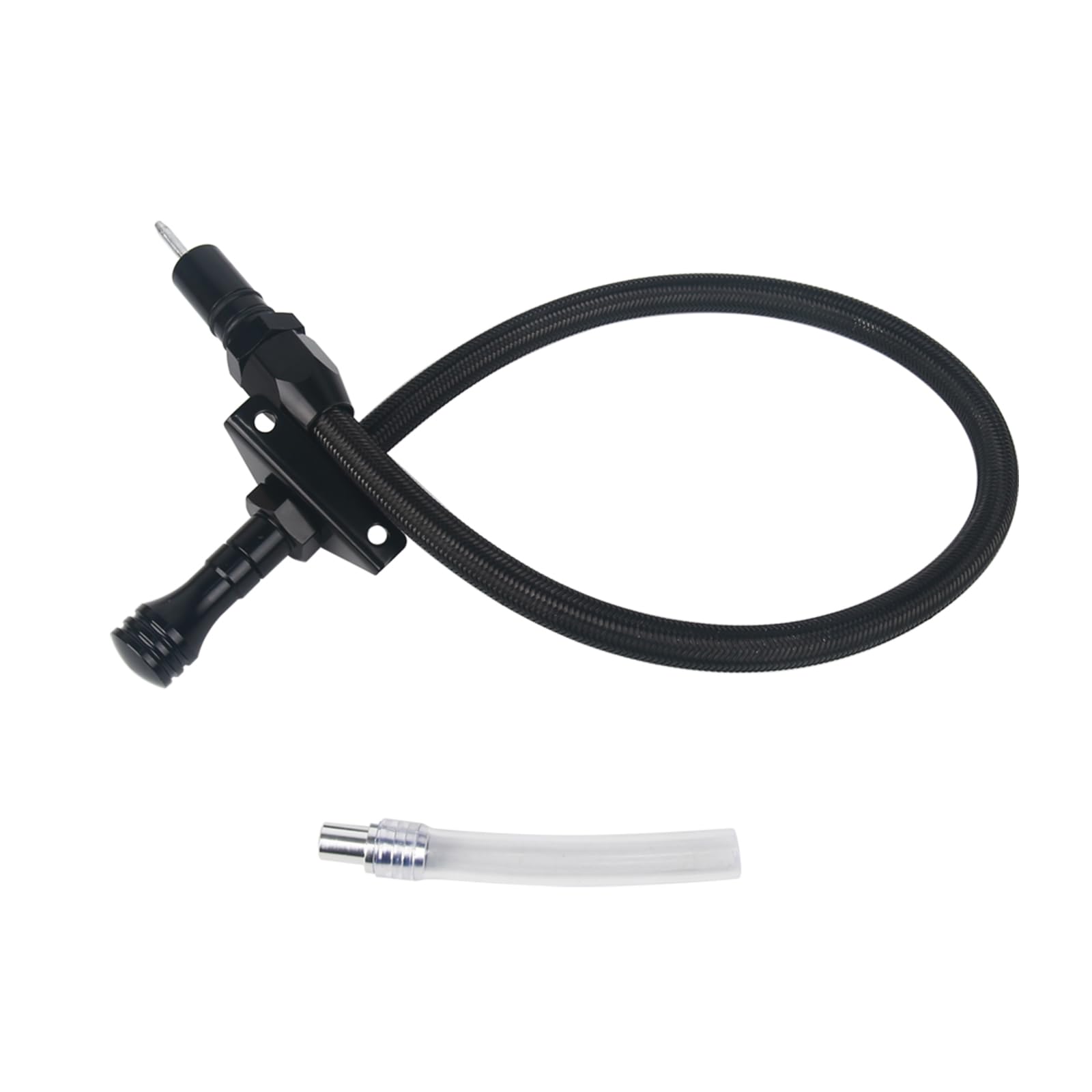 Amazon.com: MR HELLO Stainless Steel Oil Dipstick Tube with Black ...