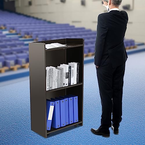 Wood Portable Podium Stand Reception Desk Lectern, Debate - Want It All