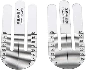 1 Pair Optical Ruler Pupil Height Meter Optometry Tester for Hospital ...