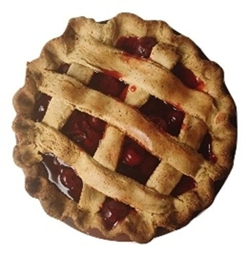 Amazon.com: Fake Cherry Pie Prop With Lattice Crust - Farmhouse Fake ...