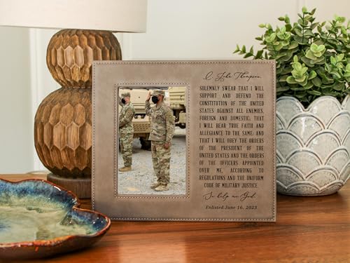 Amazon.com: US Military Oath of Office Commissioned Officer Engraved ...