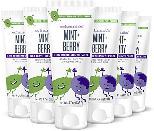 Amazon.com: Schmidt's Children's Toothpaste For Clean Teeth, Mint ...