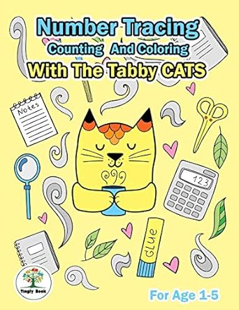 Number Tracing, Counting And Coloring With The Tabby Cats.: Practice ...