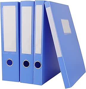 Amazon.com: PURZEN Storage File Boxes Plastic Archives Cases, File ...