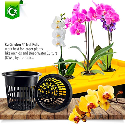 4 inch Net Pots Cz Garden All Star Round Heavy Duty Net Cups WIDE LIP ...