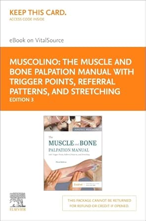 The Muscle and Bone Palpation Manual with Trigger Points, Referral ...