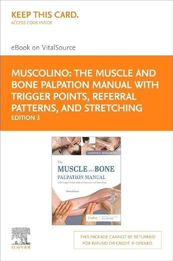 Amazon | The Muscle and Bone Palpation Manual with Trigger Points ...