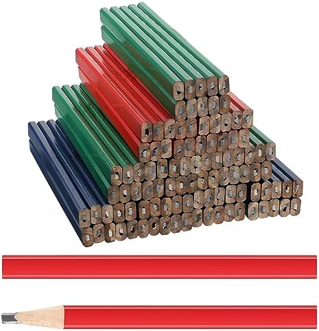 Amazon.com : Colarr 150 Pcs Carpenter Pencils Construction Pencils ...