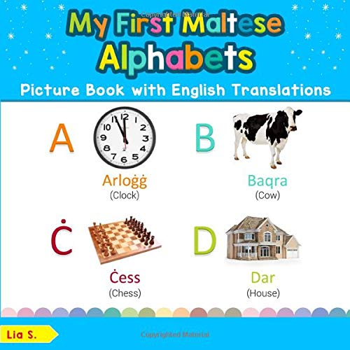 My First Maltese Alphabets Picture Book with English Translations ...
