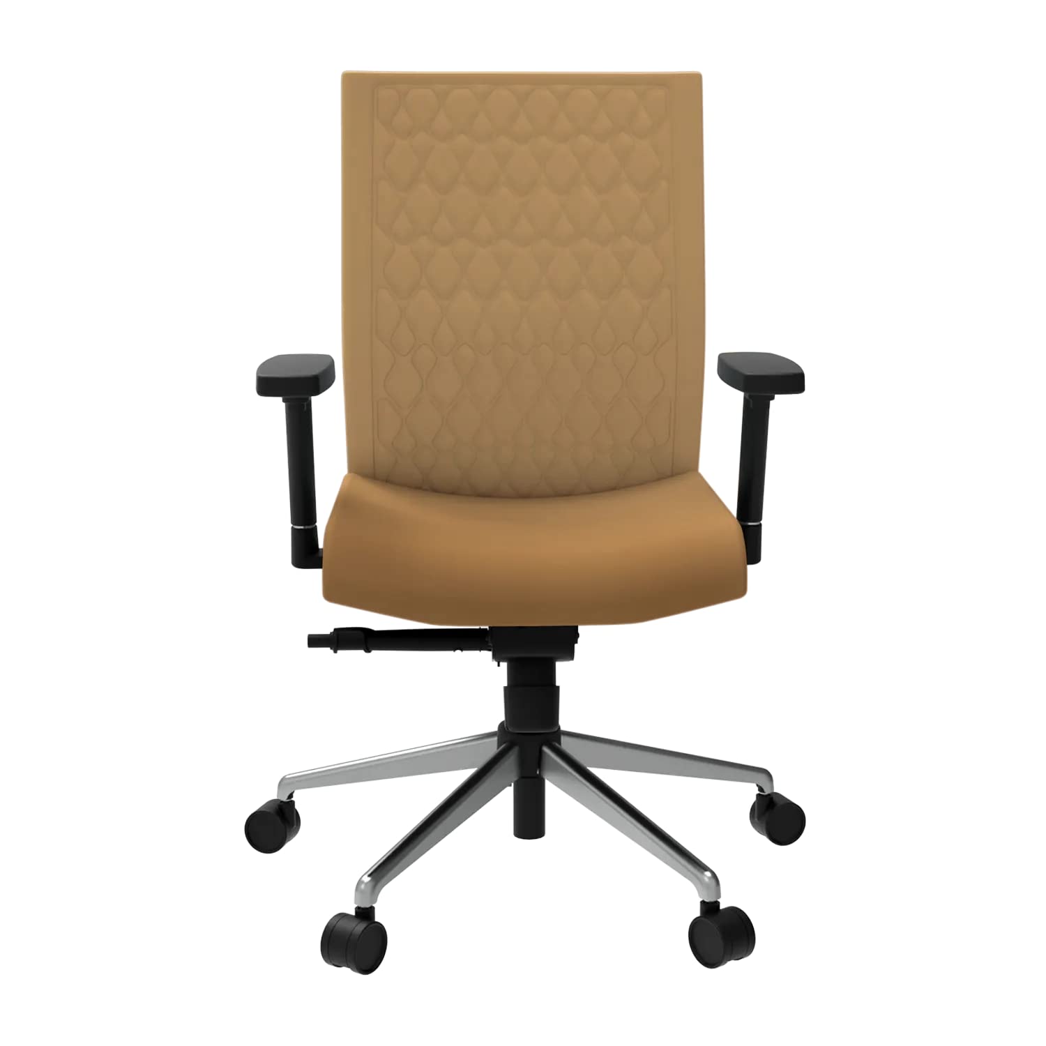 GODREJ INTERIO Prime Full Back Chair, Knitted Fabric, Office Adjustable ...