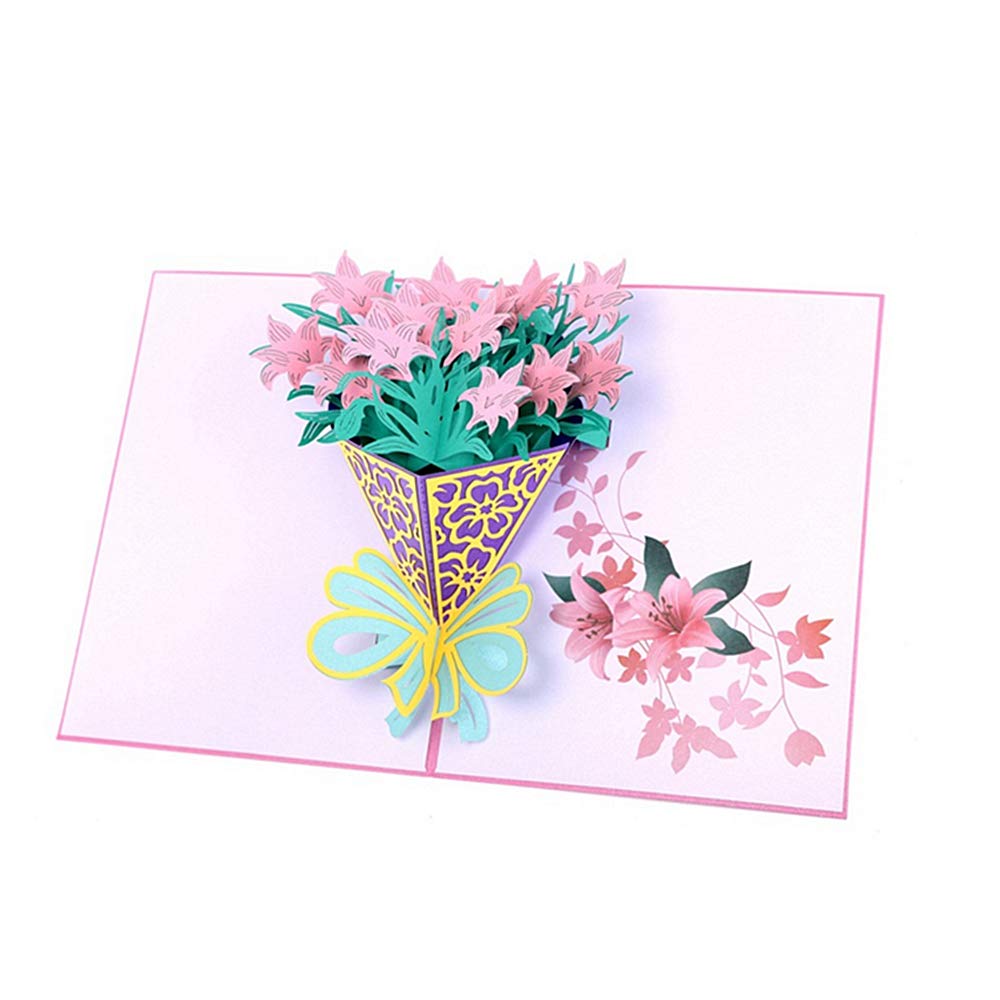 Buy 3D Pop Up Greeting Card Flower Bouquet Romance Anniversary Birthday Buy 3D Pop Up Greeting Card Flower Bouquet Romance Anniversary Birthday