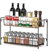 Amazon.com: Simple Houseware Countertop Spice Rack 2-Tier Kitchen Spice ...