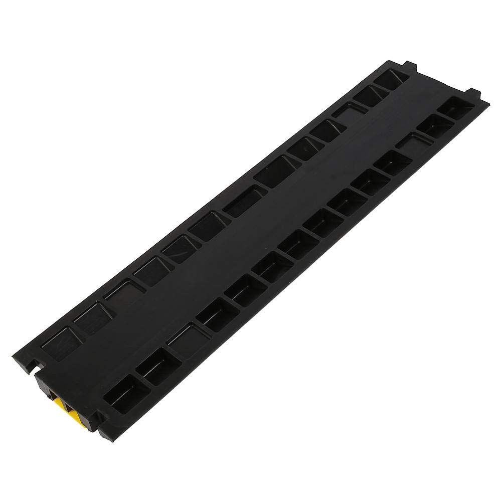 Buy Rubber PVC Floor Cable, 2 Channel Electrical Wire Cable Cover Ramp ...