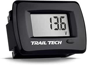 Amazon.com: Trail Tech TTO Volt Meter - Panel Mount (Black) : Automotive