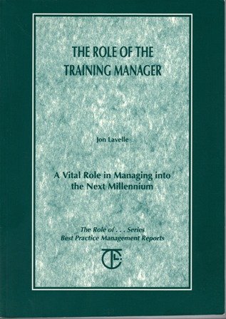 The role of the training manager: a vital role in managing into the ...